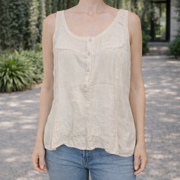 Chelsea & Violet | Tops | Chelsea Violet Cream Buttonfront Blouse ...